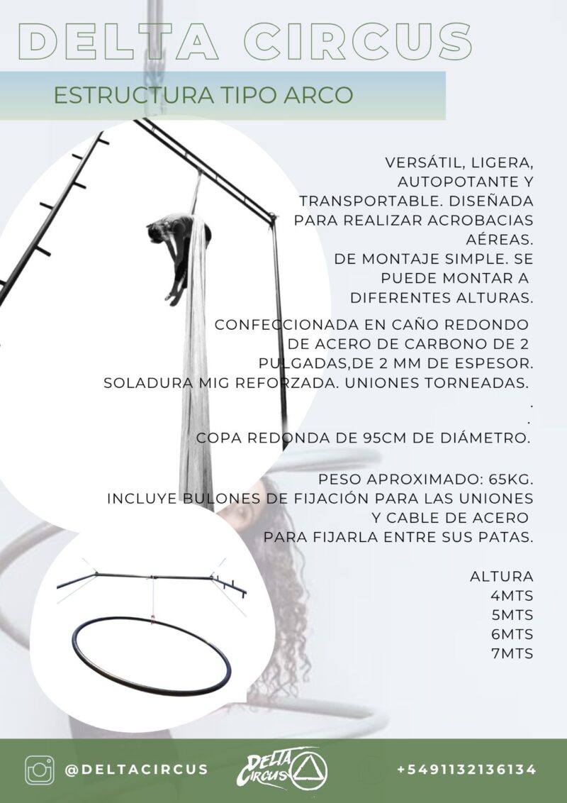 Estructura Tipo Arco – Delta Circus